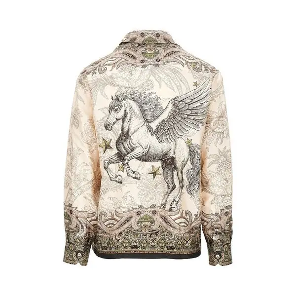Etro Printed Silk Shirt An