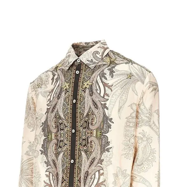 Etro Printed Silk Shirt An