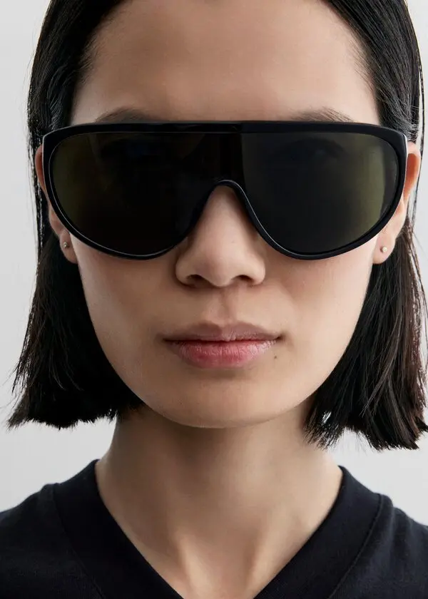 TOTEME Shield Aviator Sunglasses