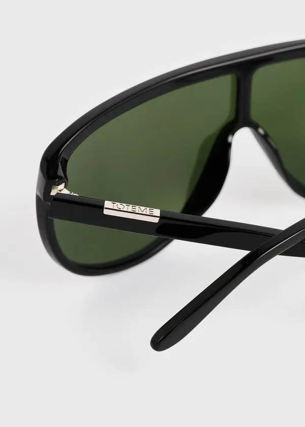 TOTEME Shield Aviator Sunglasses