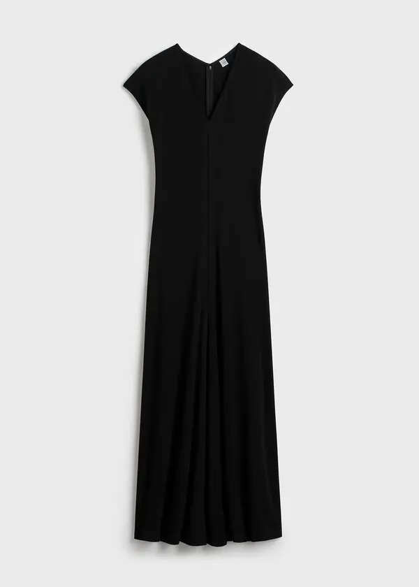 TOTEME V-neck Jersey Dress Petite