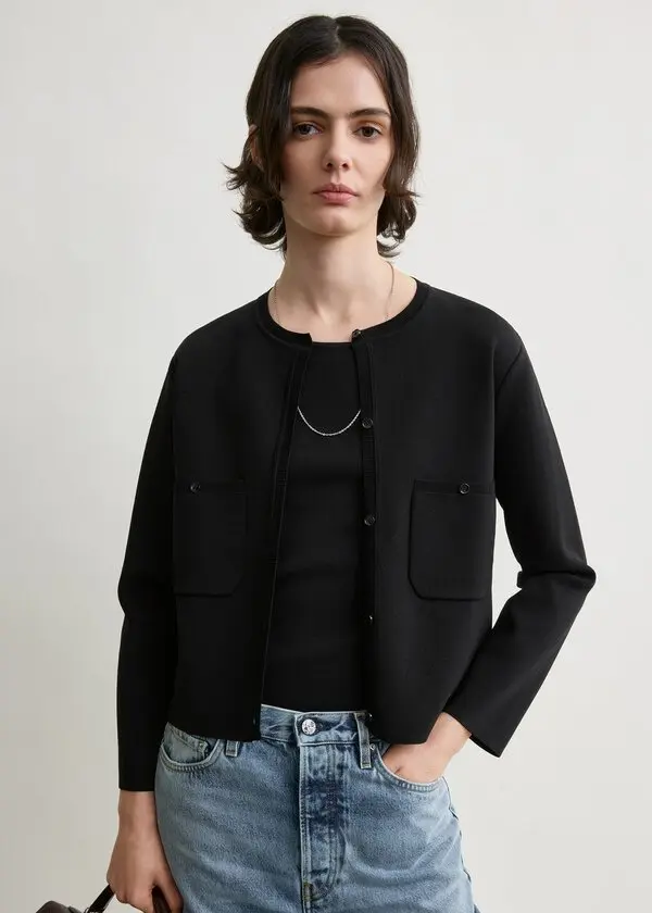 TOTEME Classic Compact Knit Cardigan