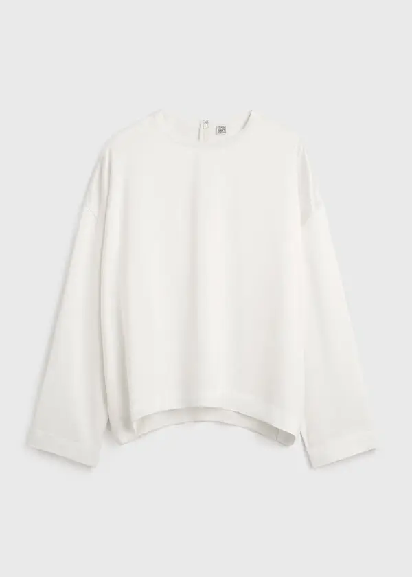 TOTEME Boxy Satin Top