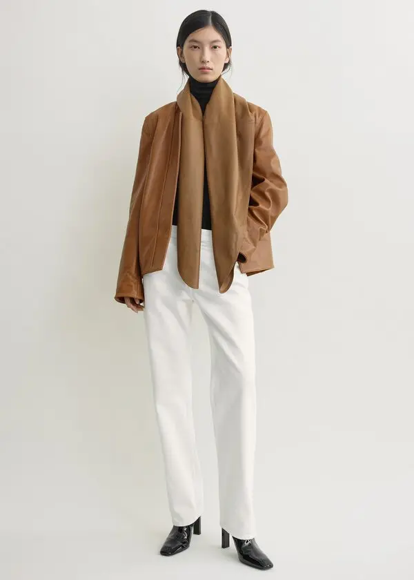 TOTEME Big Leather Scarf