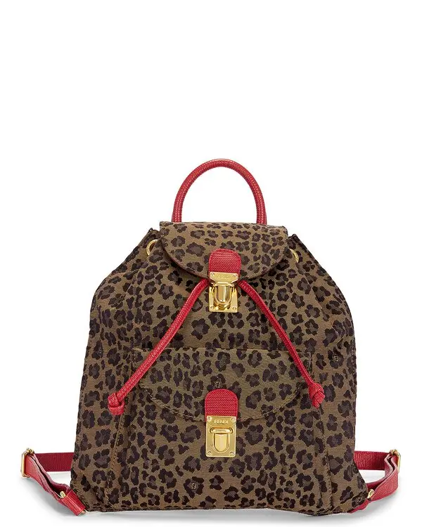 FWRD RENEW Fendi Leopard Backpack
