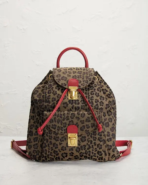 FWRD RENEW Fendi Leopard Backpack