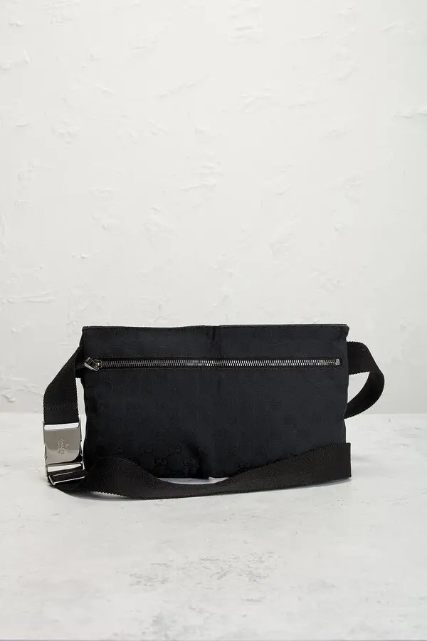 Gucci Double Pocket Belt Bag - Black