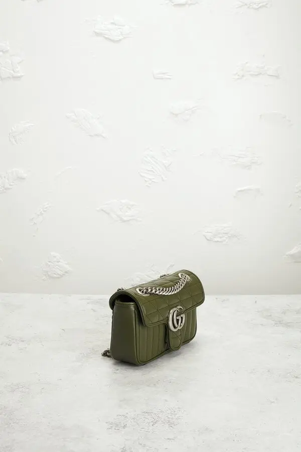 Gucci Gg Marmont Quilted Shoulder Bag
