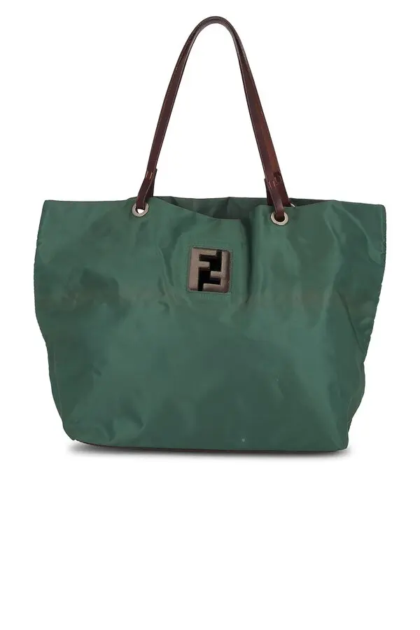 Fendi Tessuto Tote Bag - Green