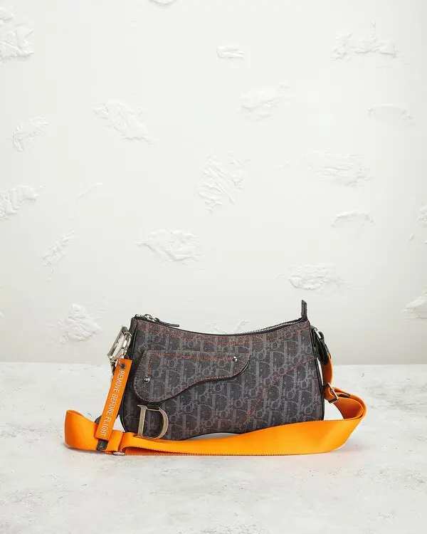 FWRD RENEW Dior Flight Line Double Saddle Bag