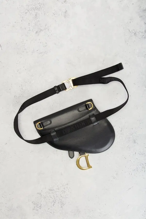 Dior Saddle Belt Bag - Black