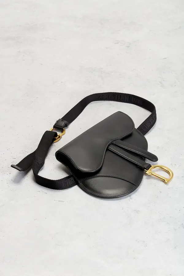 Dior Saddle Belt Bag - Black