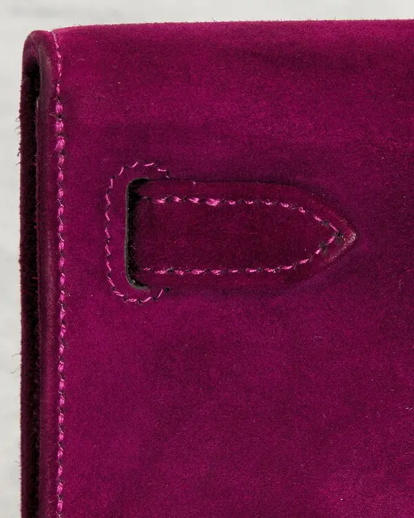 FWRD RENEW Hermes Veau Doblis Kelly Cut Pochette - Anemone