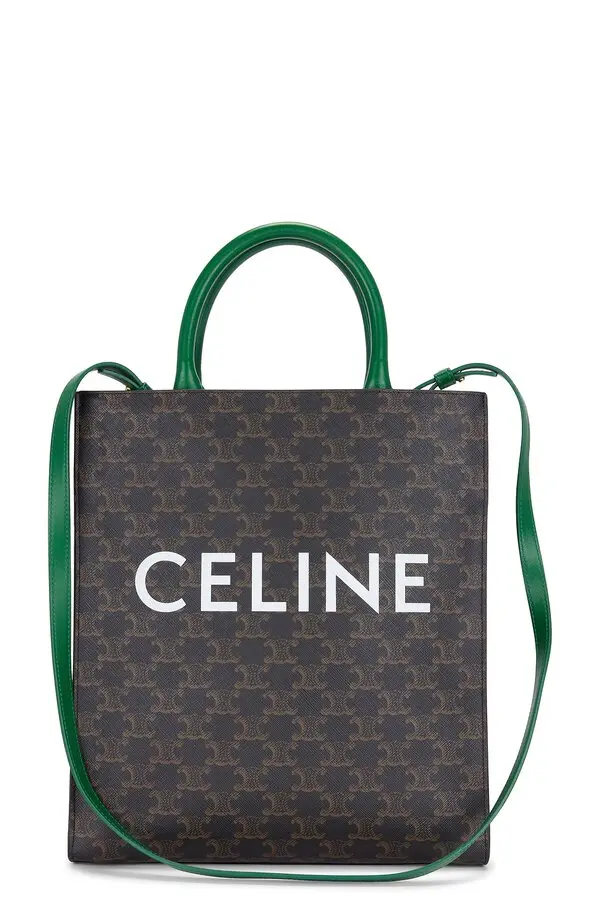 Celine Triomphe Vertical Cabas Tote Bag - Brown