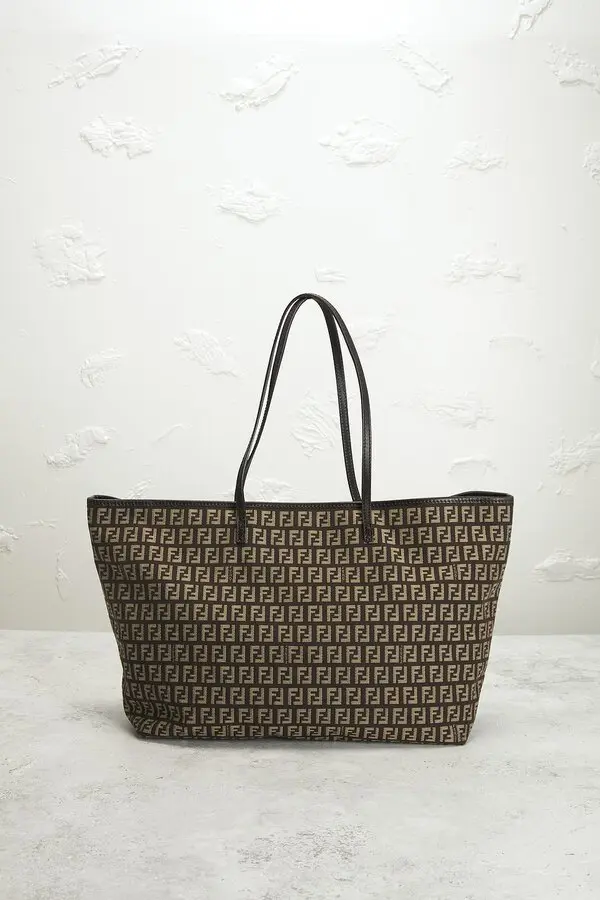 Fendi Zucca Roll Tote Bag