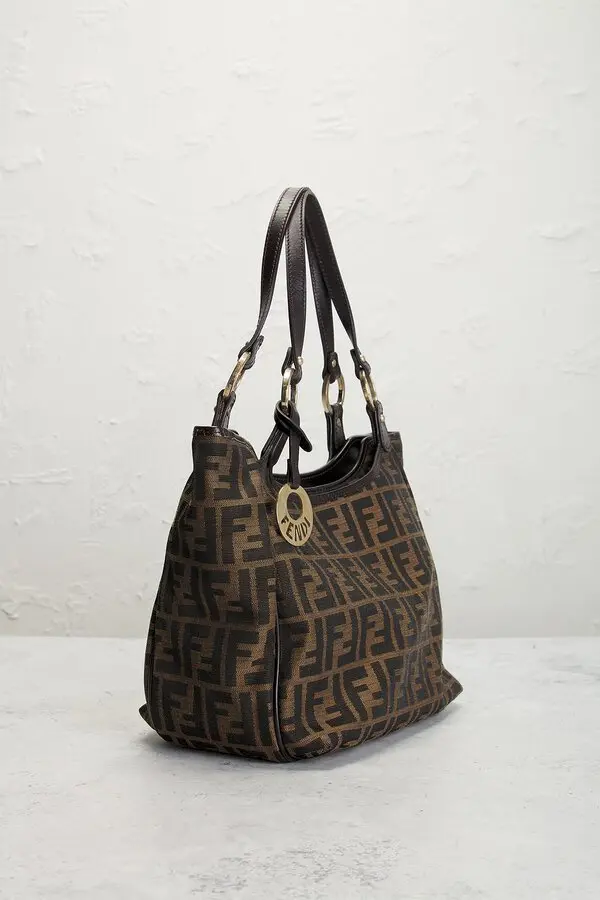 Fendi Zucca Canvas Tote Bag
