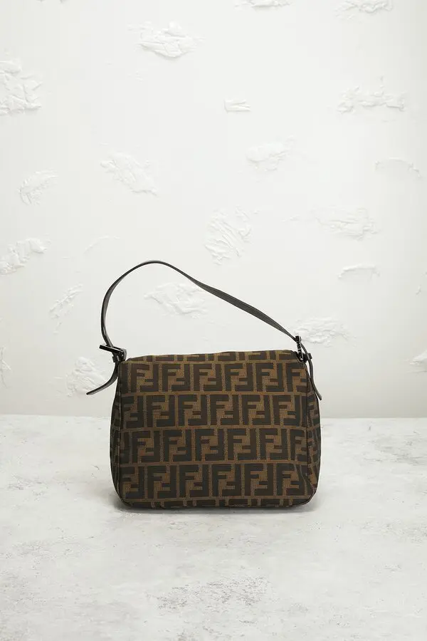Fendi Zucca Hobo Bag - Brown