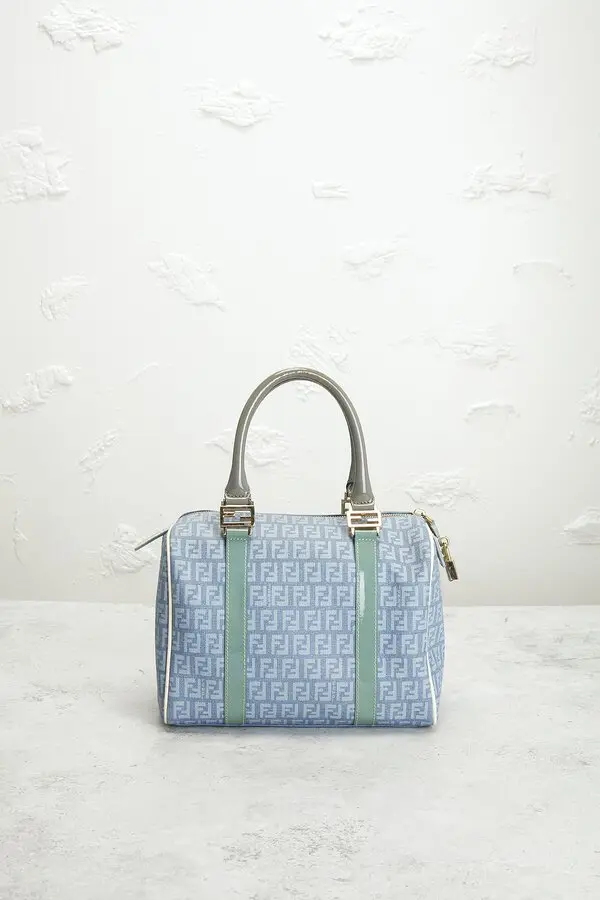 Fendi Zucchino Boston Bag