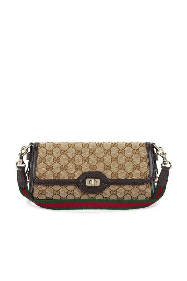 Gucci Luce Shoulder Bag - Beige