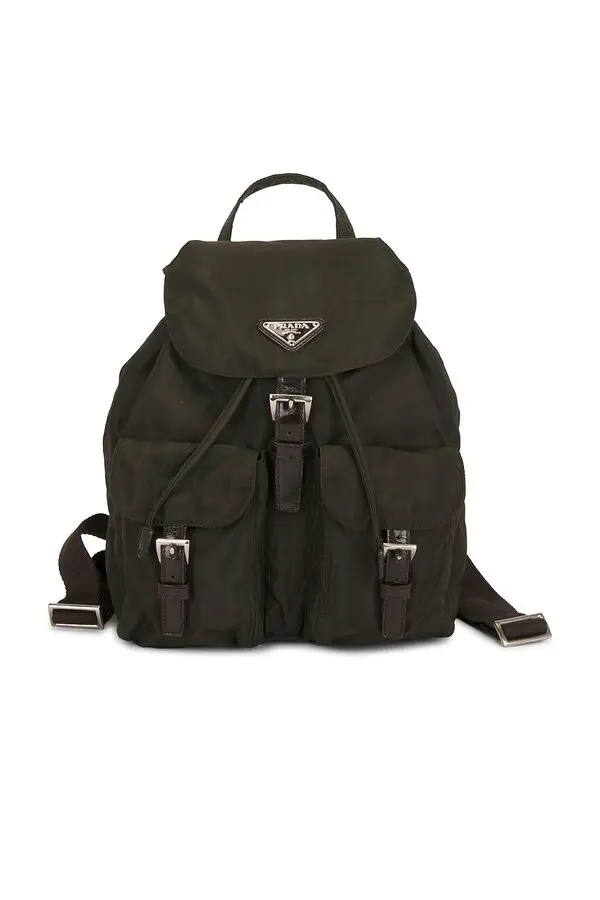 Prada Tessuto Backpack - Green