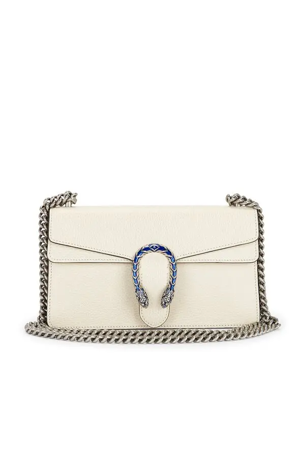 Gucci Dionysus Shoulder Bag In White - Neutral