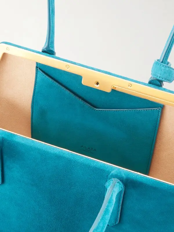Alaïa Prisme Suede Shoulder Bag