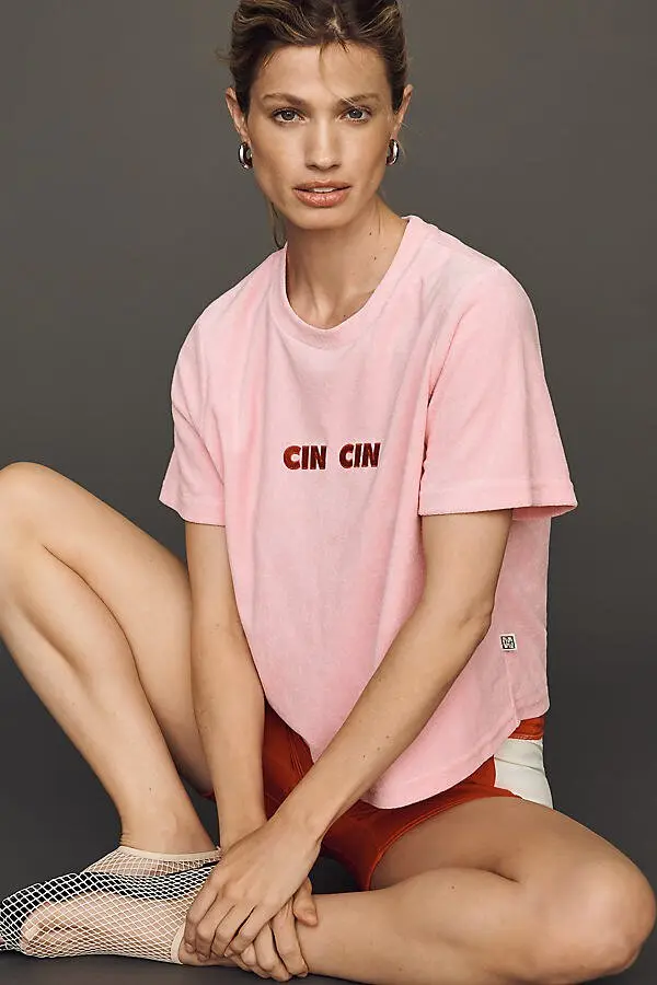 ARAMINTA JAMES C C Terry Tee - Candy Pink