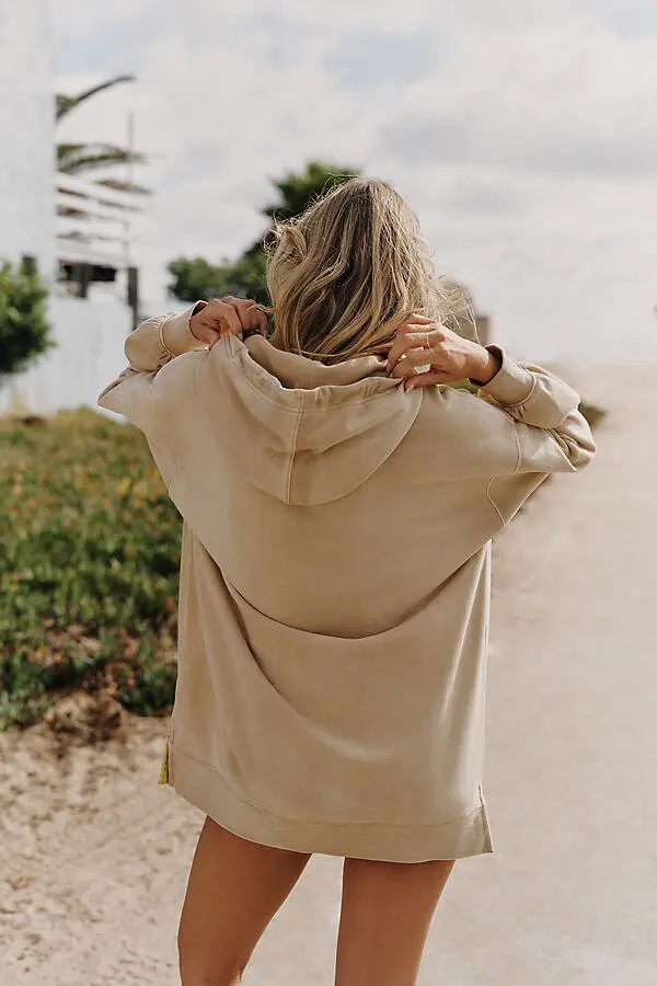 CELANDINE Overd Hoodie - Croissant