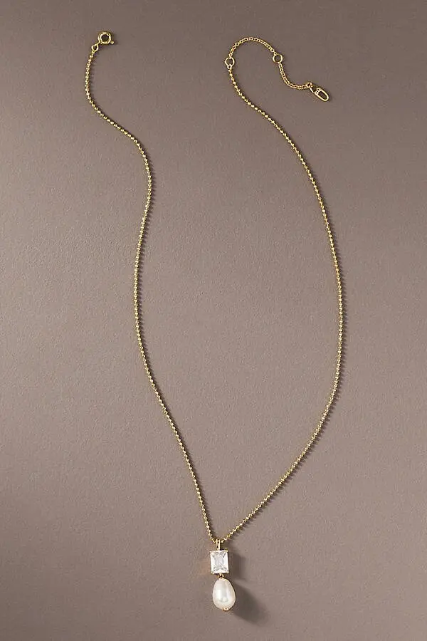 Nadri Bianca Everyday Pendant Necklace - Gold