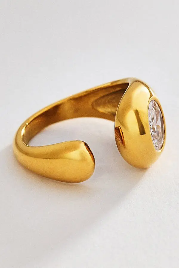 Anthropologie Open Bezel Rg - Gold