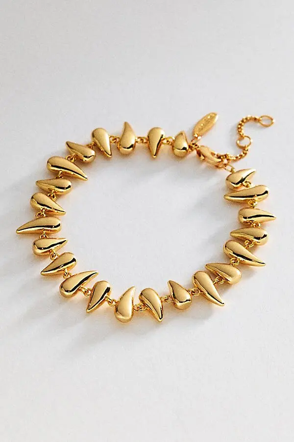 Anthropologie Molten Curve Bracelet - Gold