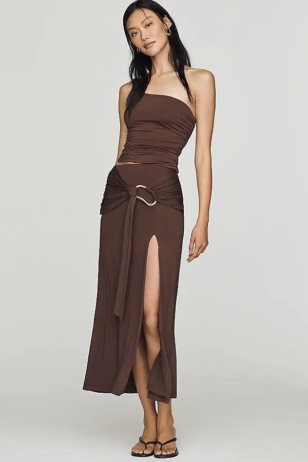 Bardot Dion Skirt - Chocolate