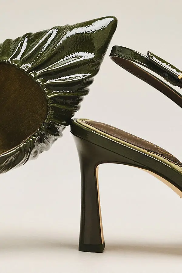 CIRCUS NY BY SAM EDELMAN Tasha Slingback Heels - Olive
