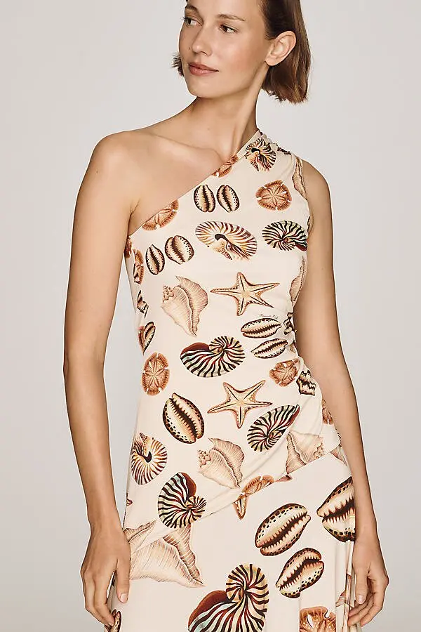 Farm Rio Mare Shells Midi Dress