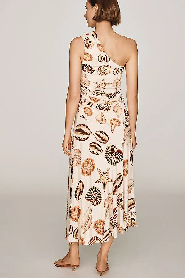 Farm Rio Mare Shells Midi Dress