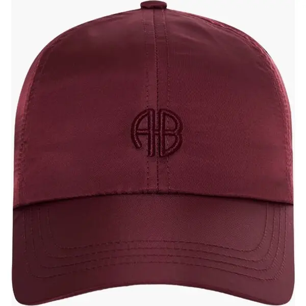 ANINE BING Jeremy Ab Nylon Baseball Cap - Fig