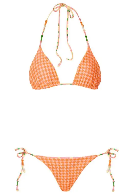MAAJI Geometric Print Triangle Bikini Top
