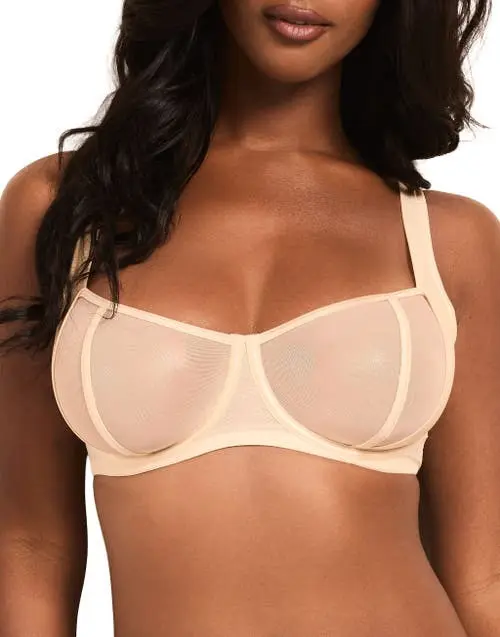 ADORE ME Elen Unlined Balconette Bra - Light Beige
