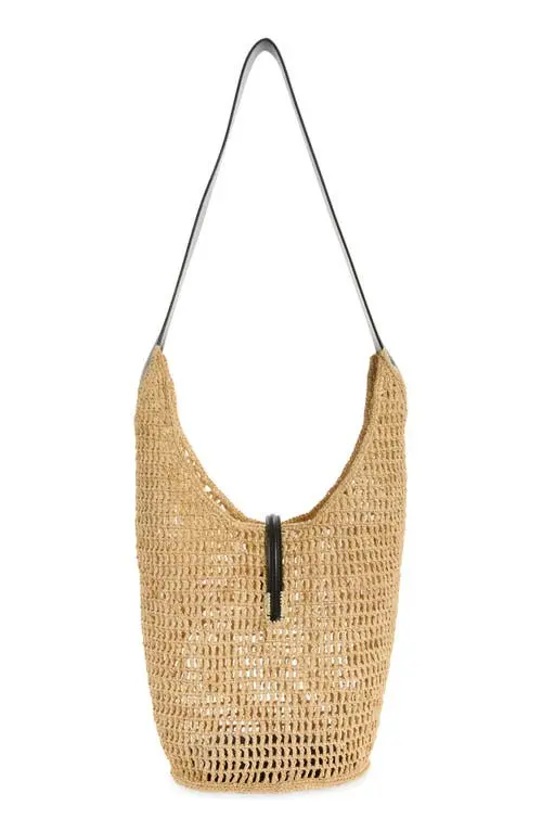 DEMELLIER The Siena Raffia Crossbody Bag