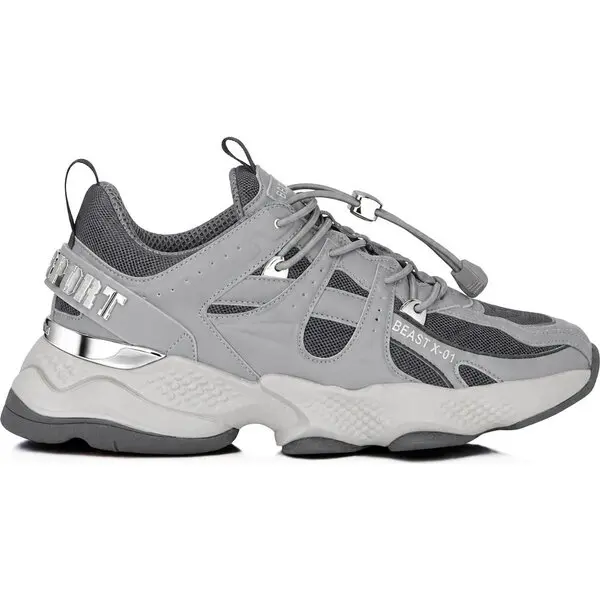 PLEIN SPORT Runner Beast X-01 Sneakers - Grey