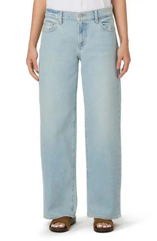 Paige Dana Low Rise Relaxed Straight Leg Jeans - Culver