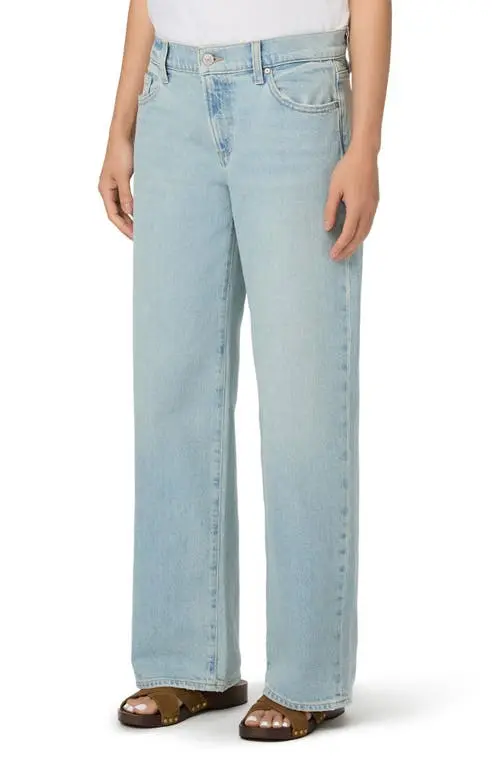 Paige Dana Low Rise Relaxed Straight Leg Jeans - Culver