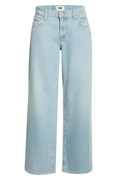 Paige Dana Low Rise Relaxed Straight Leg Jeans - Culver
