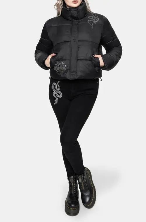 DISTURBIA Nirah Embroidered Padded Jacket