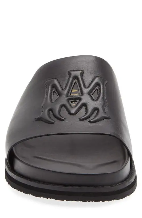 Amiri Ma Leather Slide Sandal