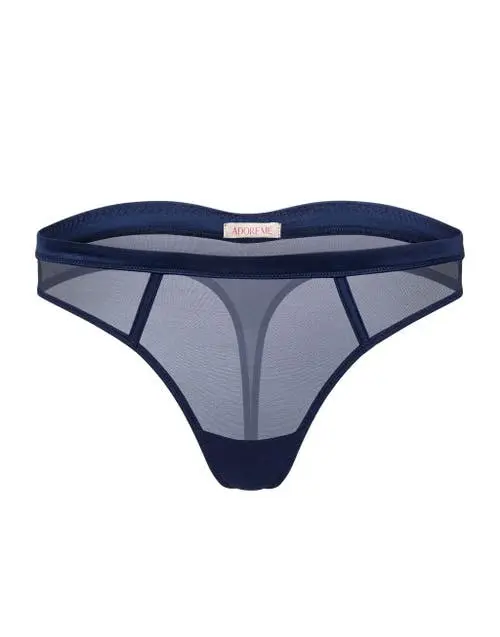 ADORE ME Elen Thong Panties - Dark Blue