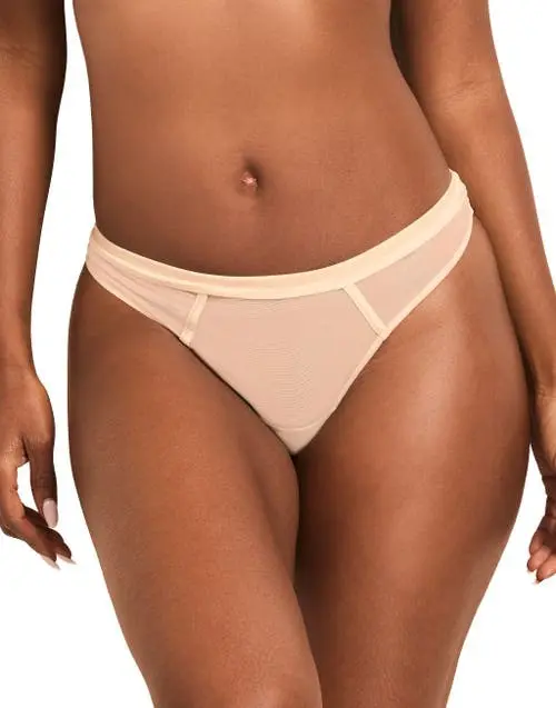 ADORE ME Elen Thong Panties - Light Beige