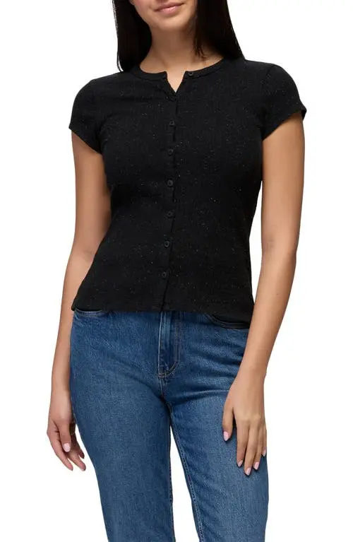 Prana Cambria Cove Stretch Organic Cotton Cardigan - Black Heather