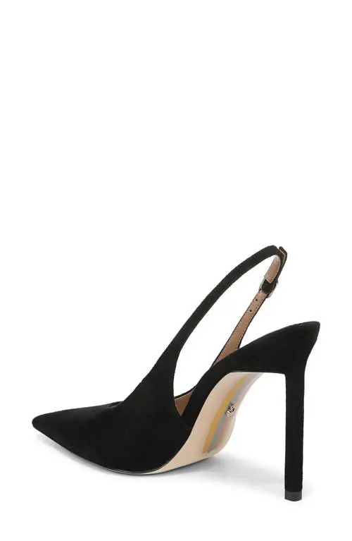 Sam Edelman Tegan Slingback Pump - Black Suede