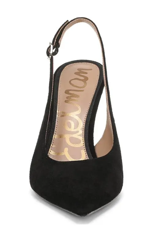 Sam Edelman Tegan Slingback Pump - Black Suede